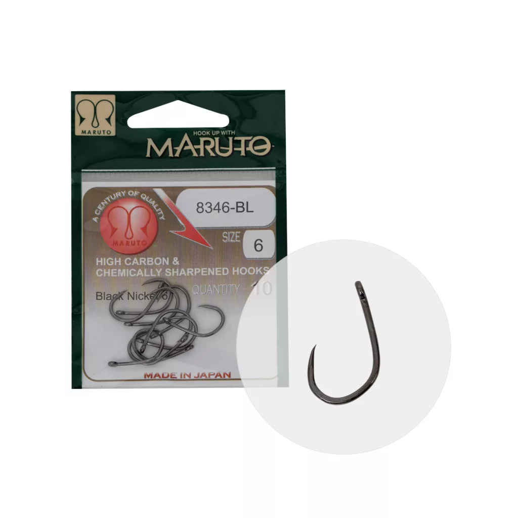 MARUTO HOROG 8346BL T.D.E.10° BARBLESS HC FORGED BLACK NICKEL 6 ...